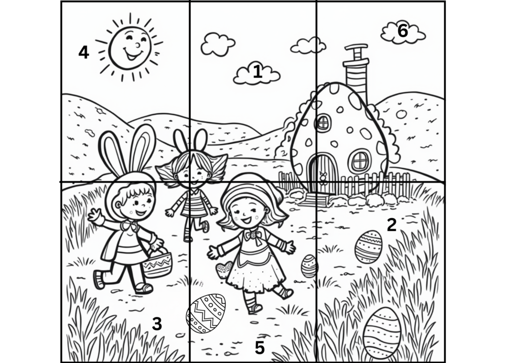 Fun and Educational Easter Egg Counting Puzzle for Kids - EarlyED Ventures